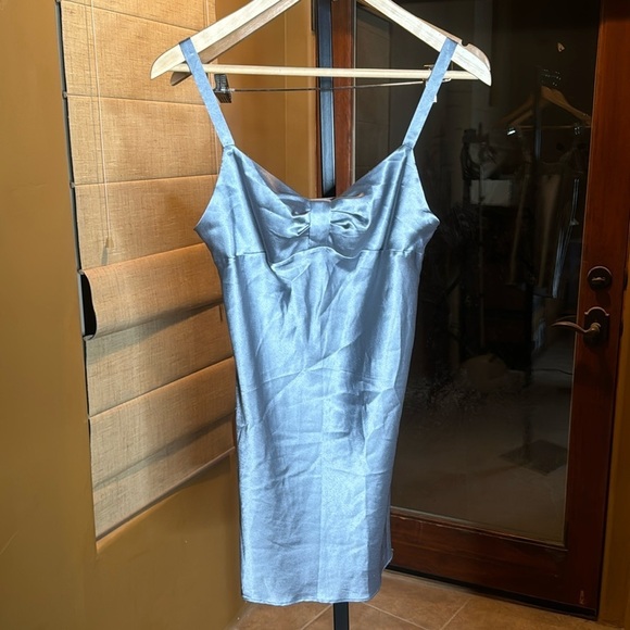 Victoria's Secret | Dresses | Victorias Secret Angels Silver Slip Dress ...